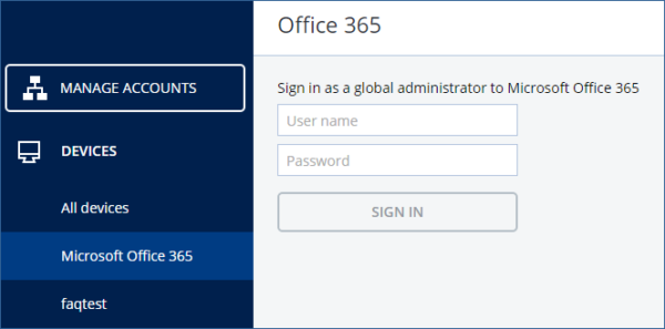 Archive Office 365 mailboxes with online backup
