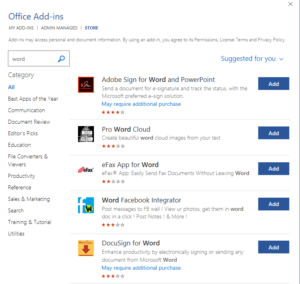 Useful Add-ins for Microsoft Word, Excel & PowerPoint Online | Sherweb